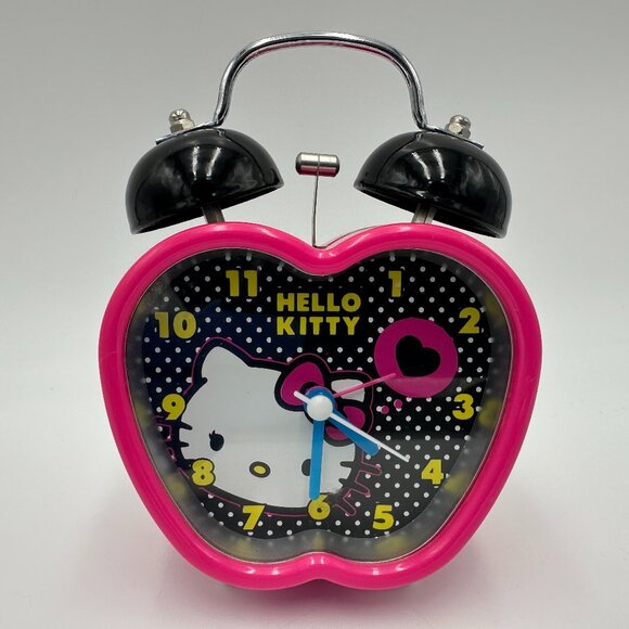 Hello Kitty | Toys | Hello Kitty 5 Analog Twin Bell Alarm Clock Works ...